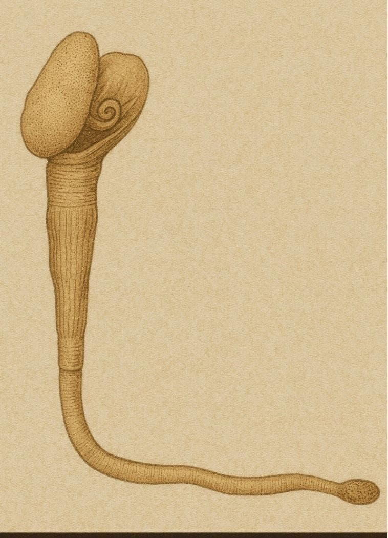 カンブリア紀 Isopyx curvirostratus 化石｜澄江動物群