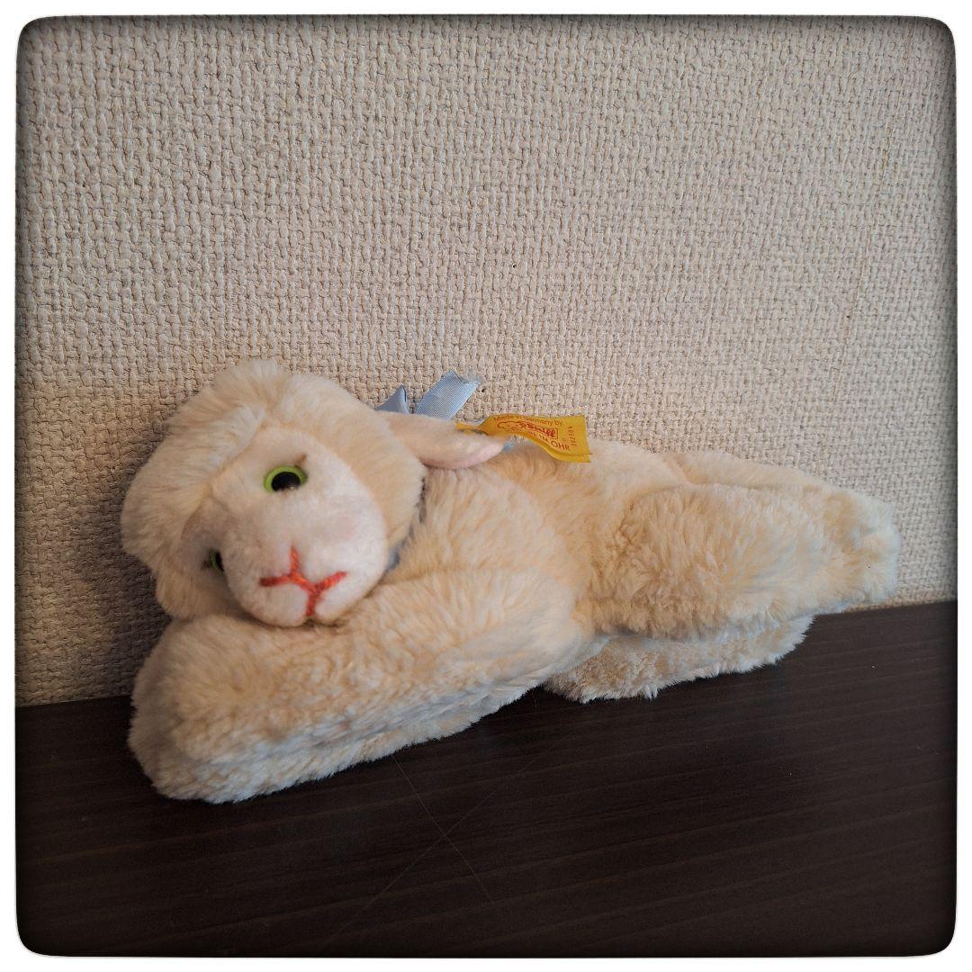 【居眠り子羊 Floppy Lamm24 cm】 シュタイフ 美品