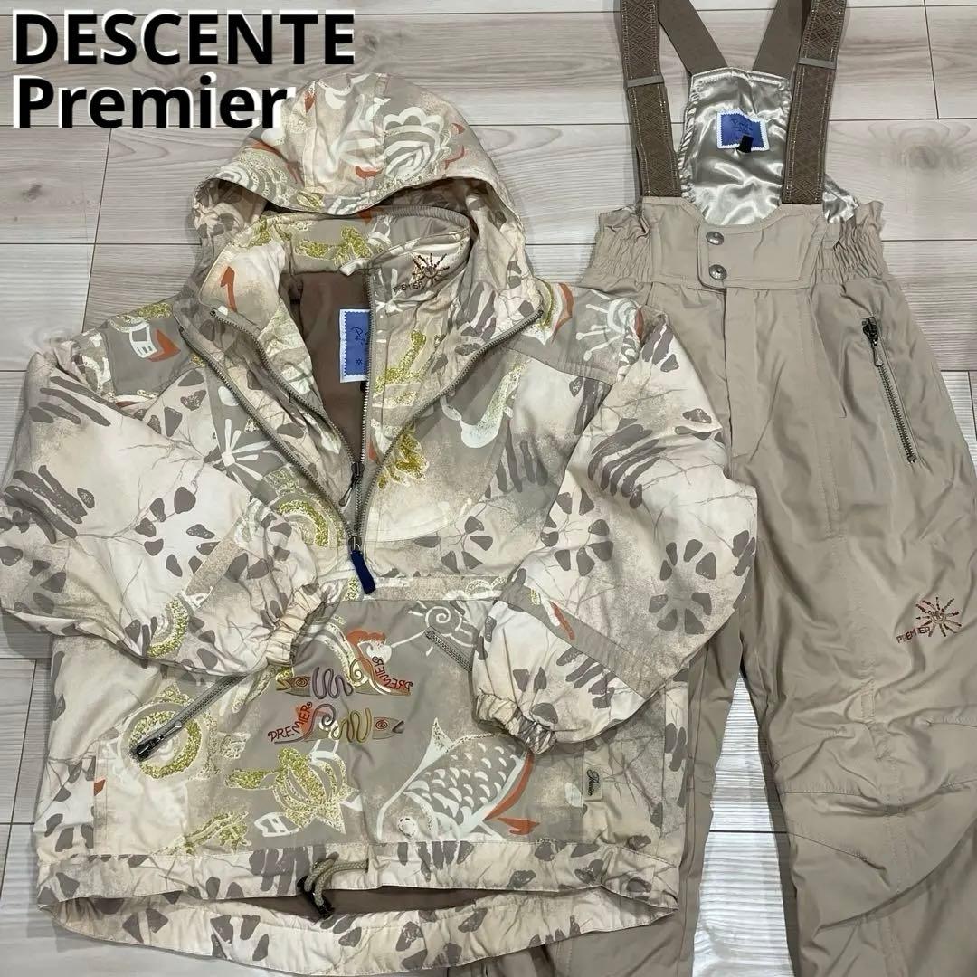 ヴィンテージ DESCENTE Premier 中綿スノーウェア 上下セット