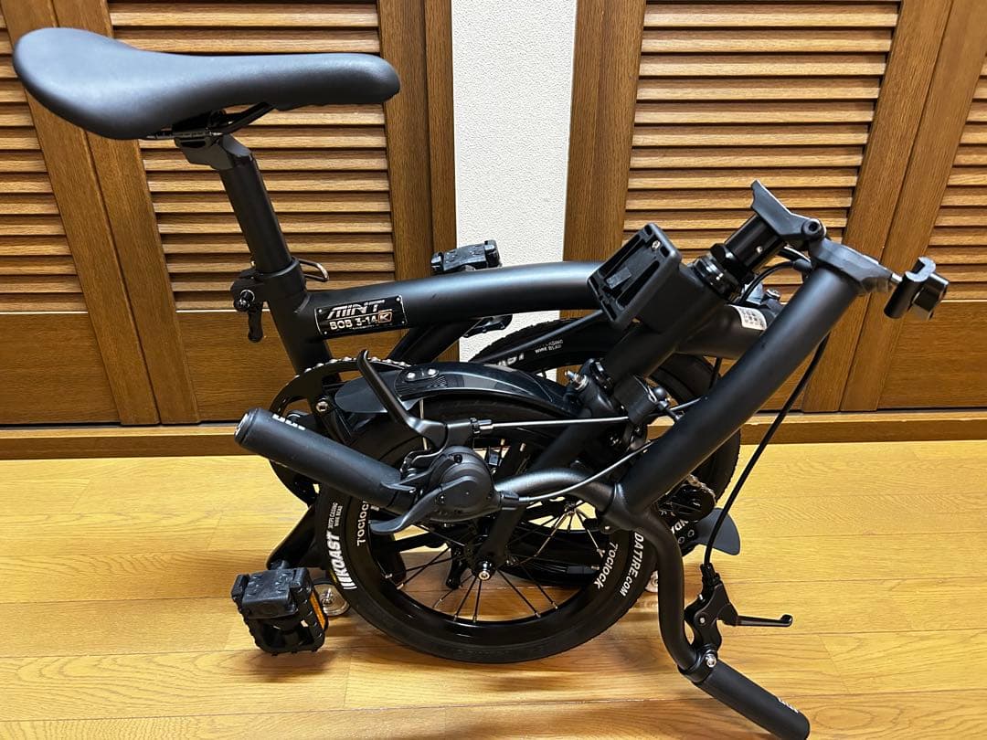 14インチ折り畳み自転車　MINT BOB3-14K　BROMPTON風