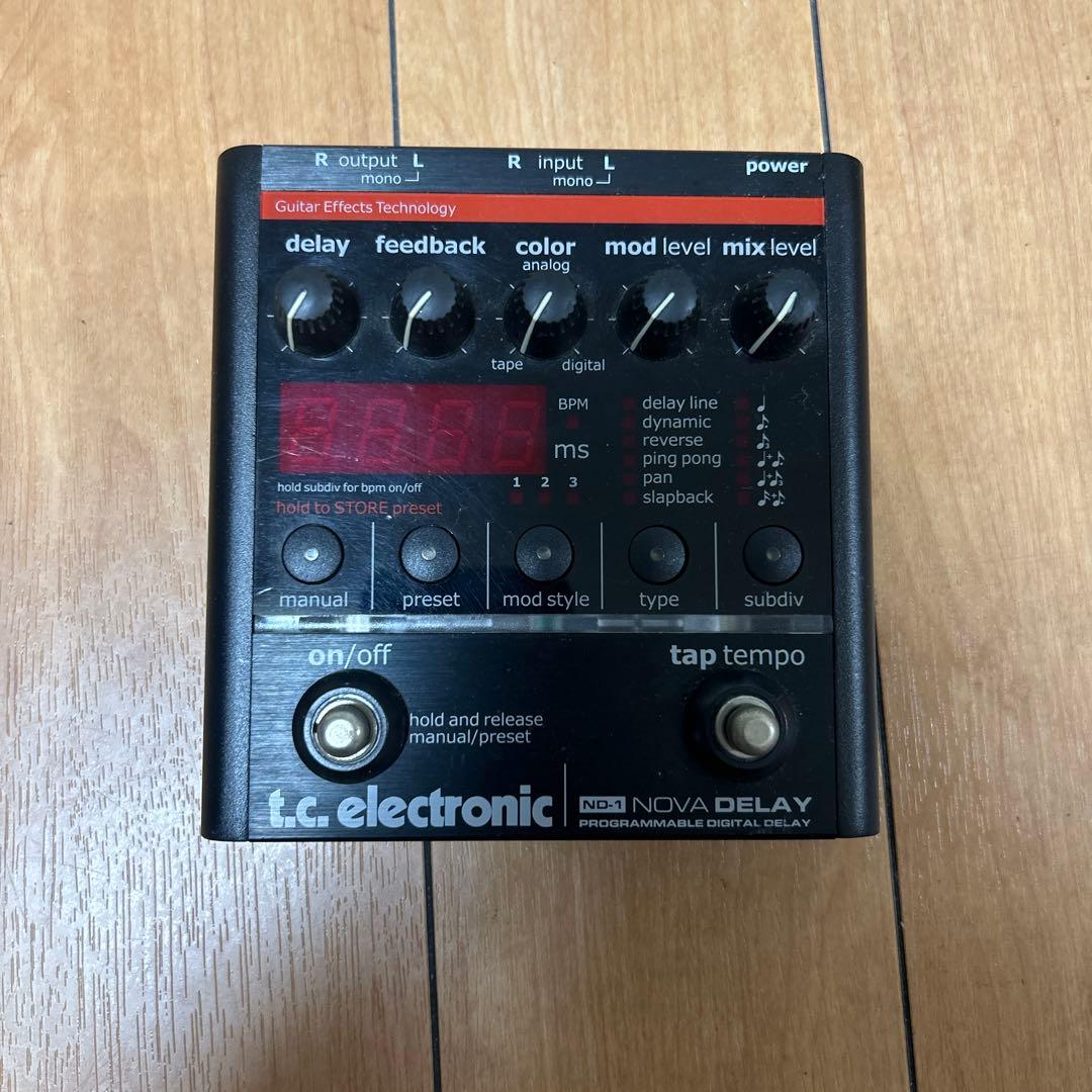 ギター tc electronic NOVA DELAY ND-1