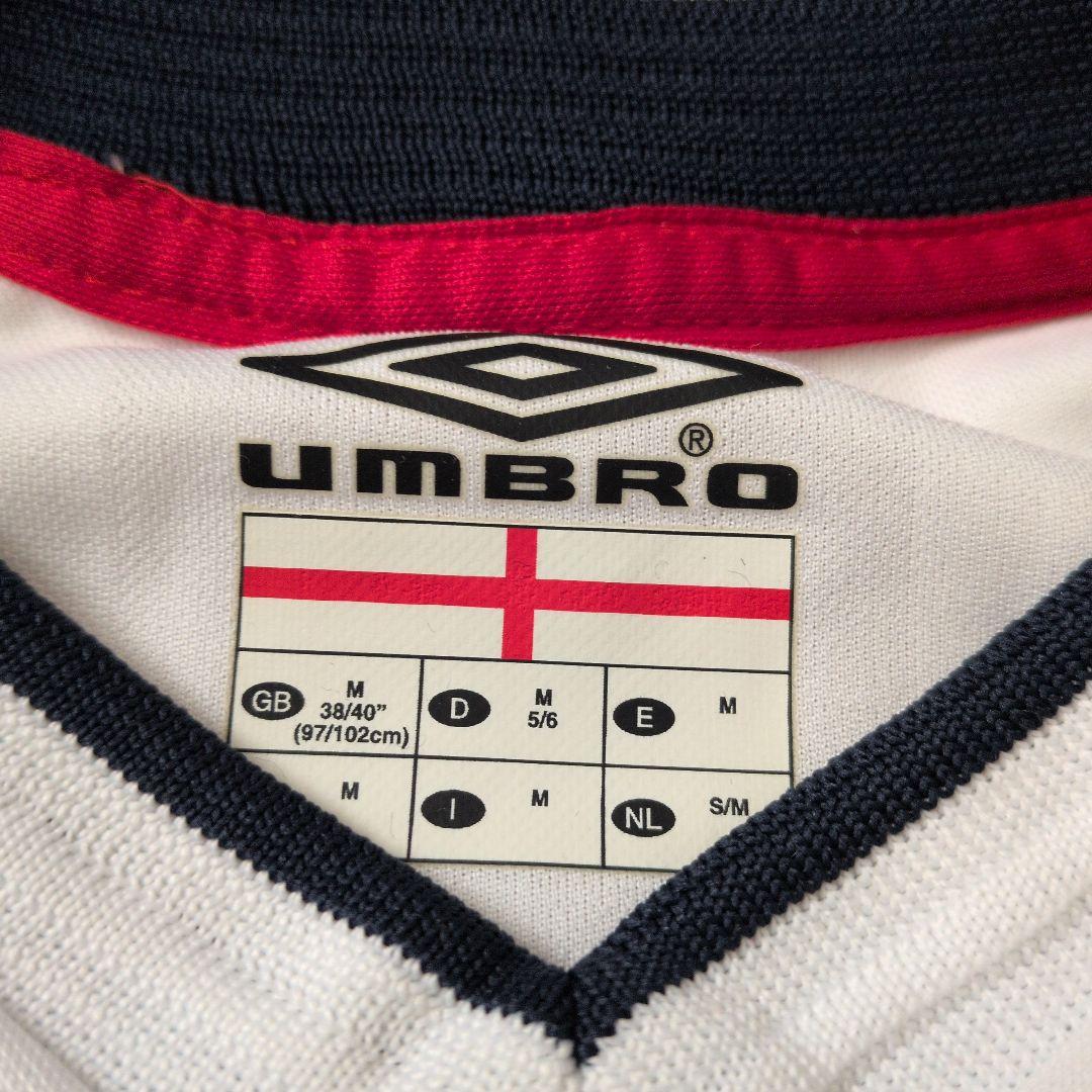 希少 2002W杯 UMBRO イングランド代表 長袖 M 新品 ベッカム