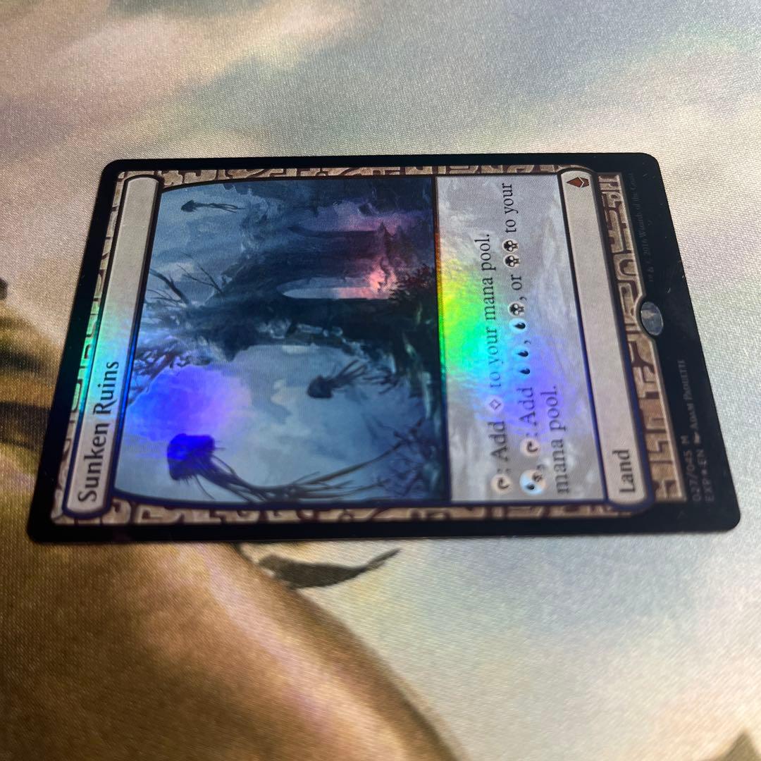 MTG foil 《沈んだ廃墟/Sunken Ruins》[EXP]