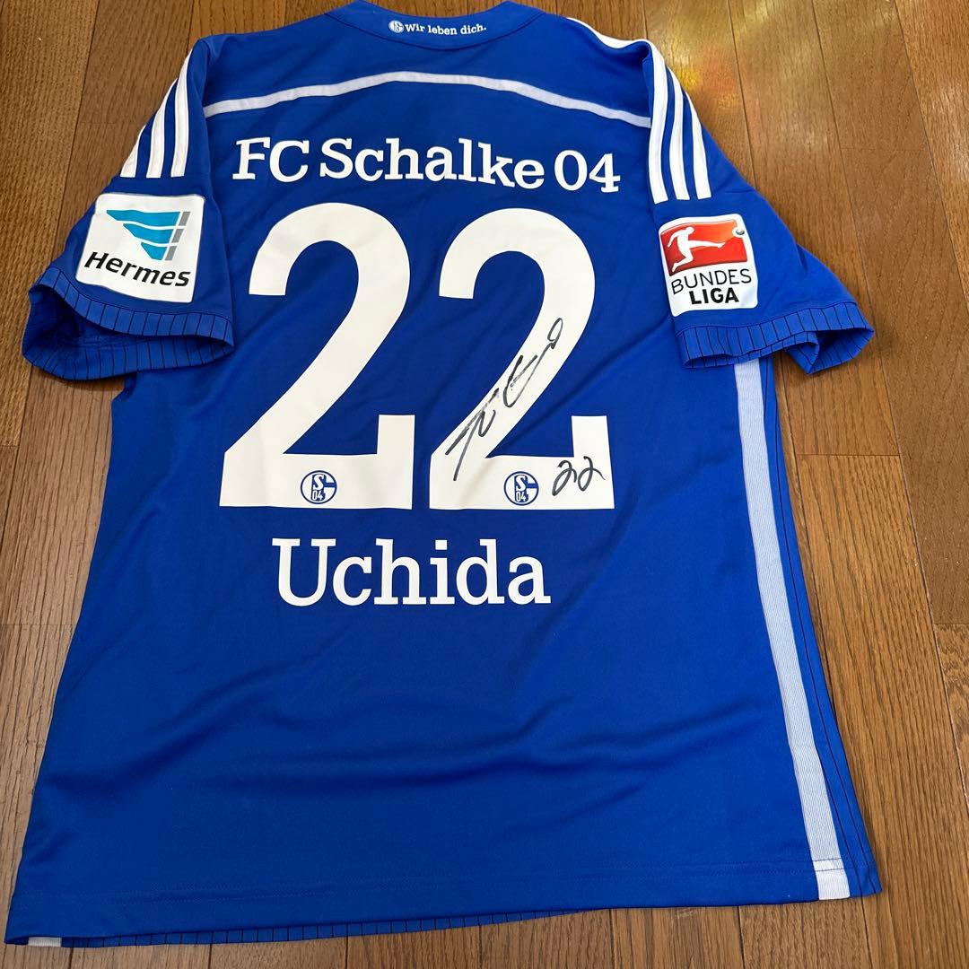 FC Schalke 04 内田篤人　直筆サイン入りユニフォーム
