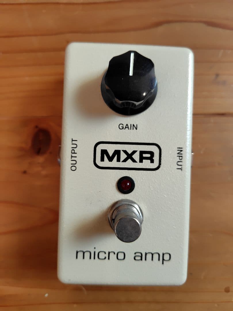 MXR micro amp ギターエフェクター　新品同様