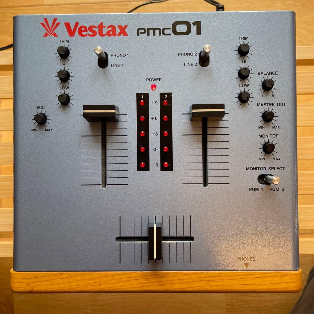 【美品】Vestax DJミキサー PMC-01 ブルー