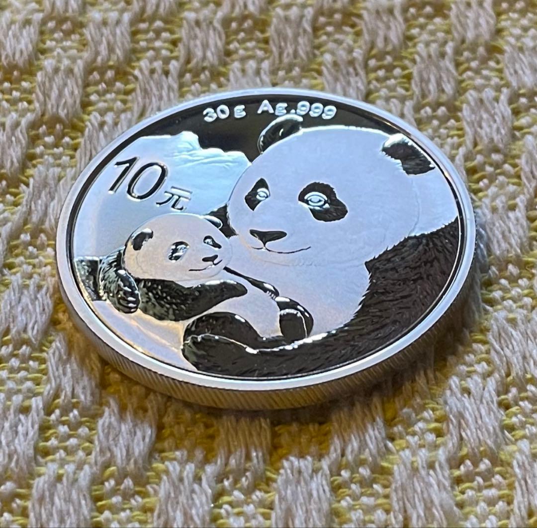 2019年 純銀 パンダ銀貨 30g 中国 10元 シルバー