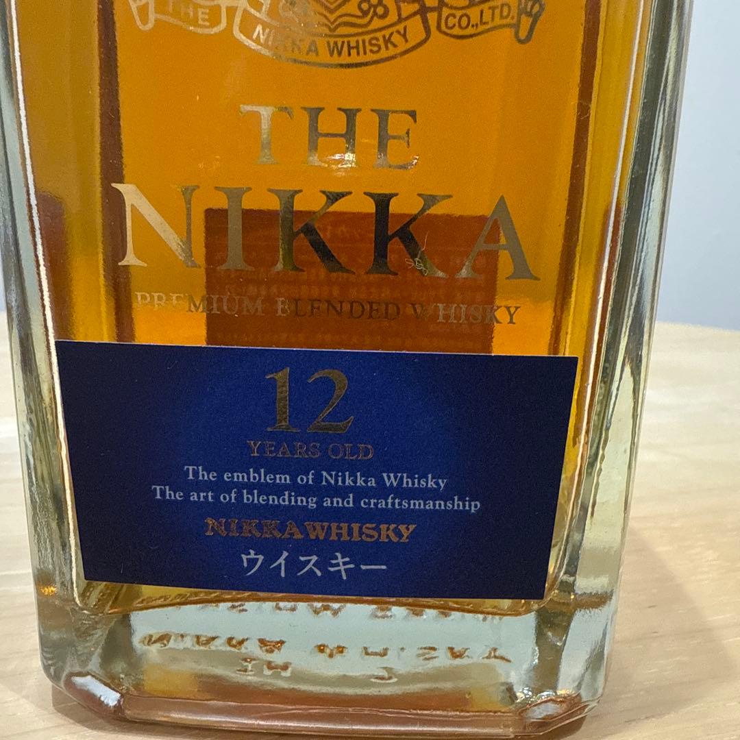 NIKKA 12年 ブレンデッドウイスキー　未開封　箱無し