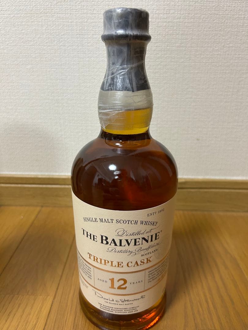 値下げ)1リットル大瓶THE BALVENIE TRIPLE CASK 12Y