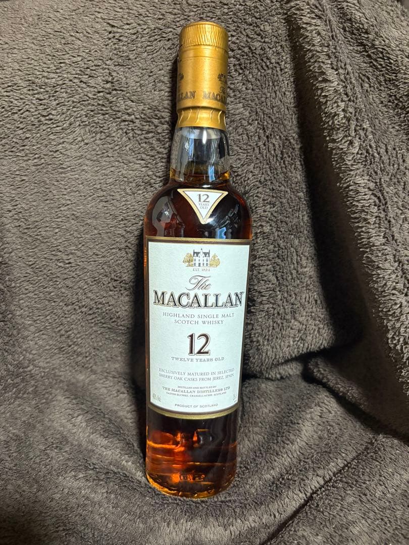 Macallan マッカラン 12年 350ml ハーフ　旧ラベル 新品未開封