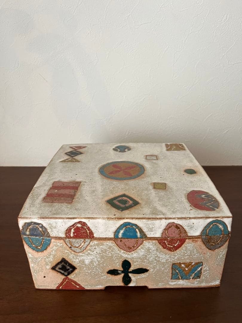 栢野紀文 KAYANO Kibun 陶箱 / H11×W23×D23cm