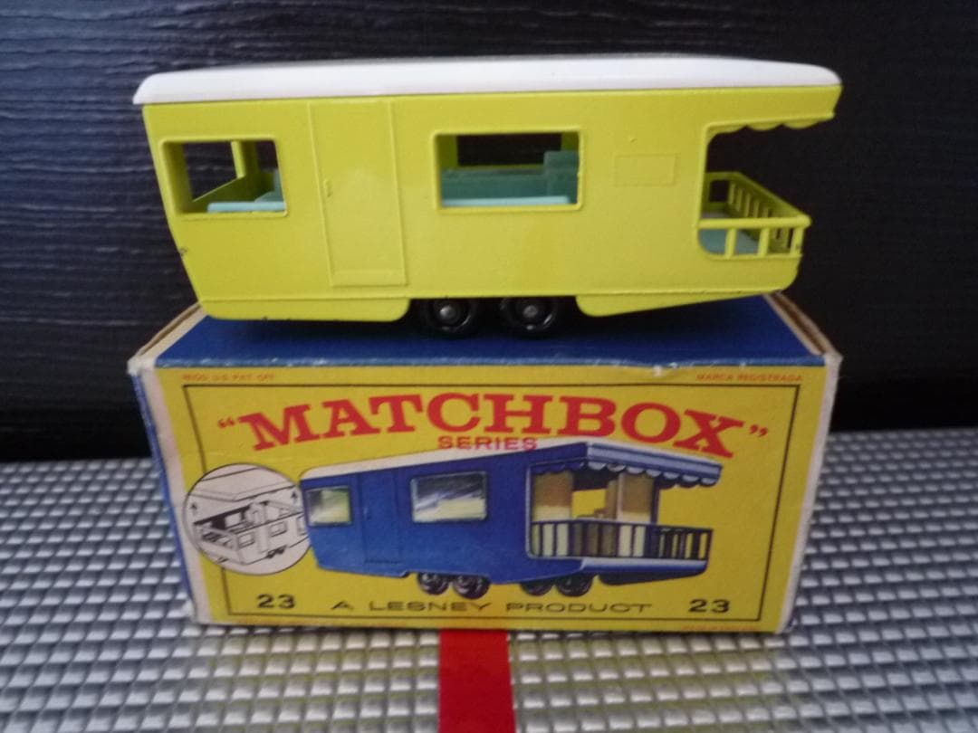 MATCHBOX N° 23D TRAILER CARAVAN 1965