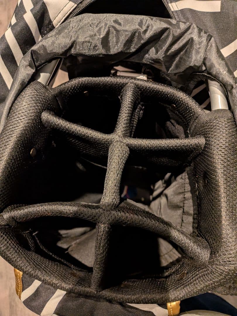 AKIRA ゼブラ ストライプ ゴルフバッグ キャディバッグ