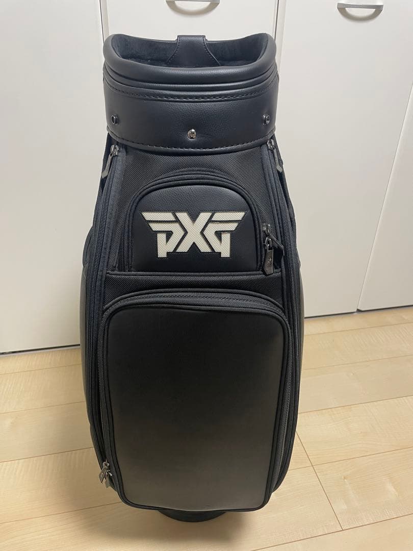 PXGツアー キャディバッグ 正規品　ブラック/ホワイト