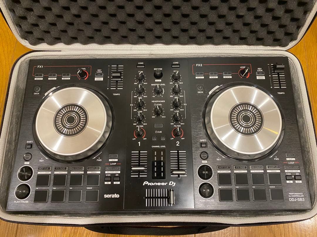 Pioneer DJ DDJ-SB3 デジタルDJコントローラー ケース付き
