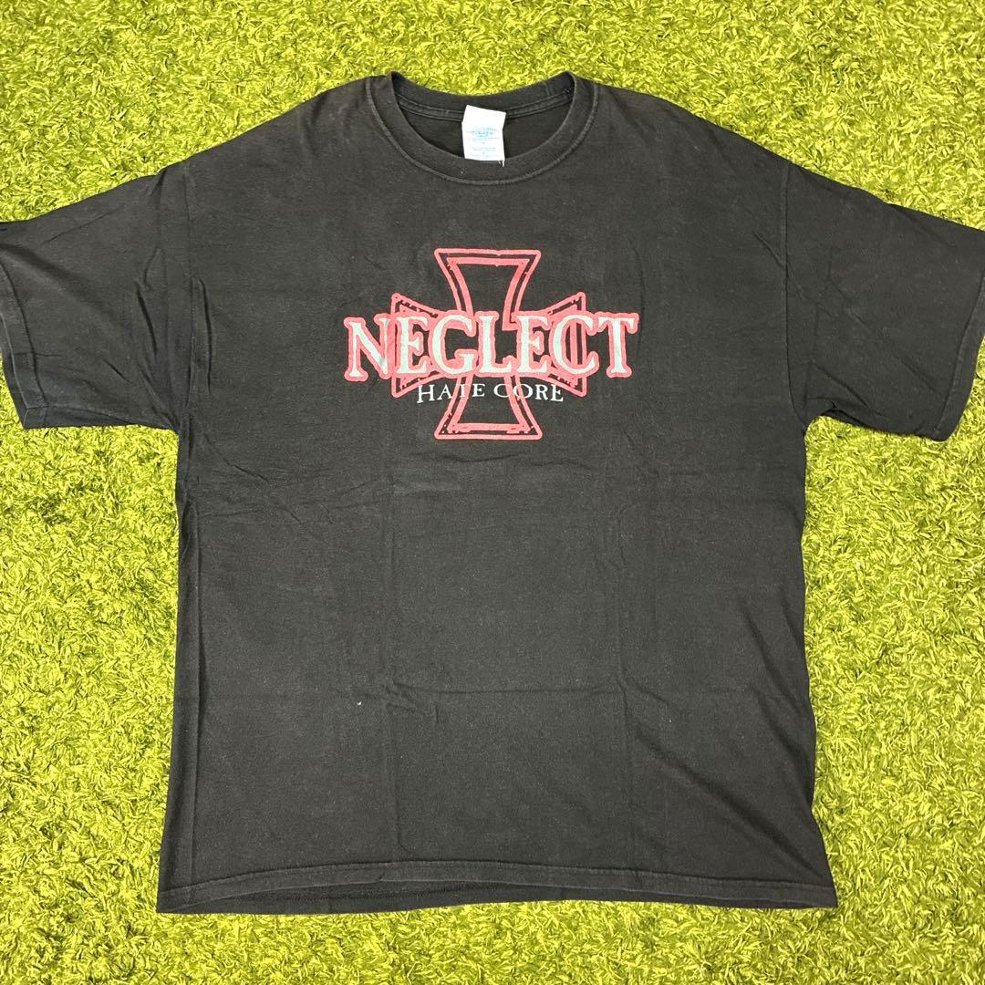 ミュージシャン 90s NEGLECT HATE CORE BAND T XL