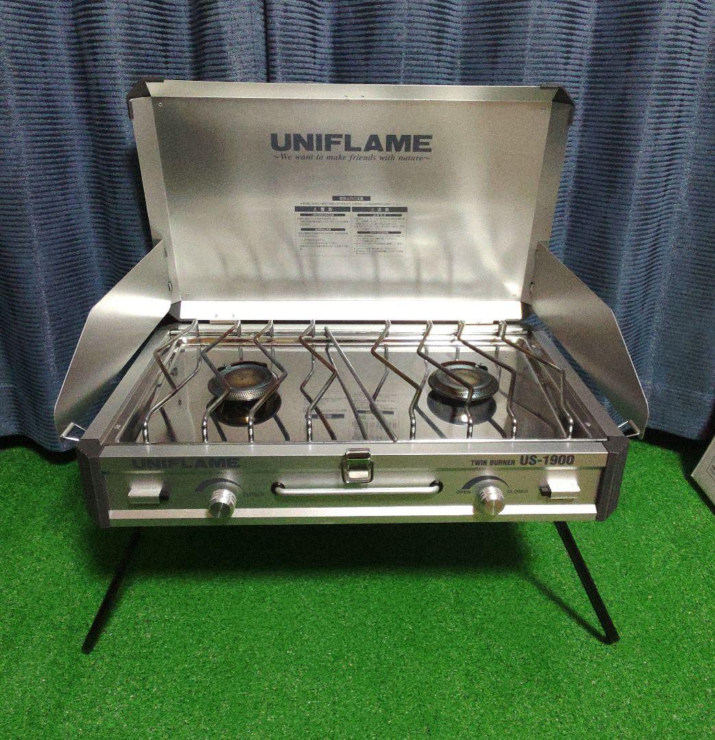 UNIFLAME ツーバーナーコンロ US-1900 　美品