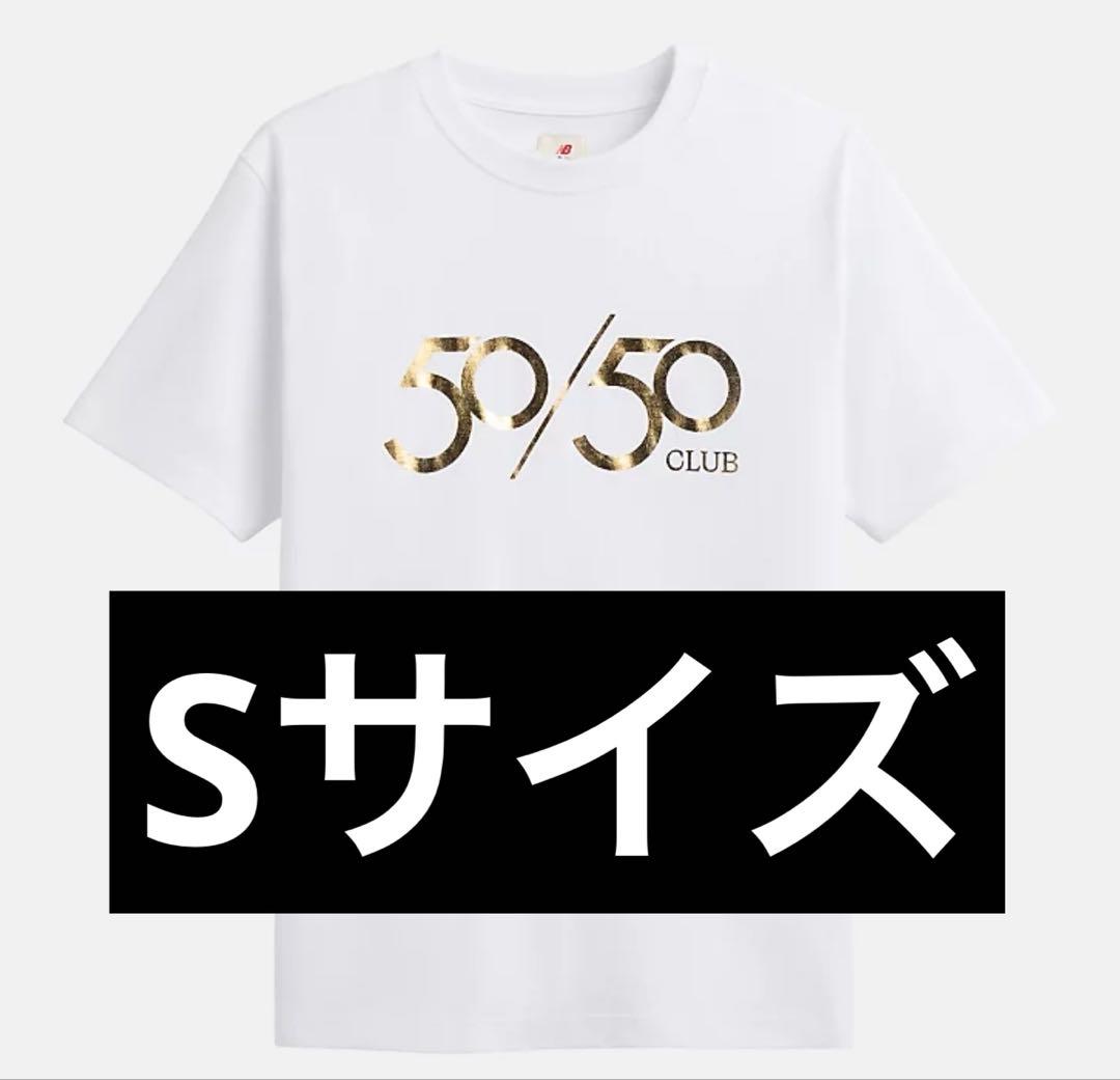 大谷翔平 50/50 ショートスリーブ Tシャツ ニューバランス ゴールド S
