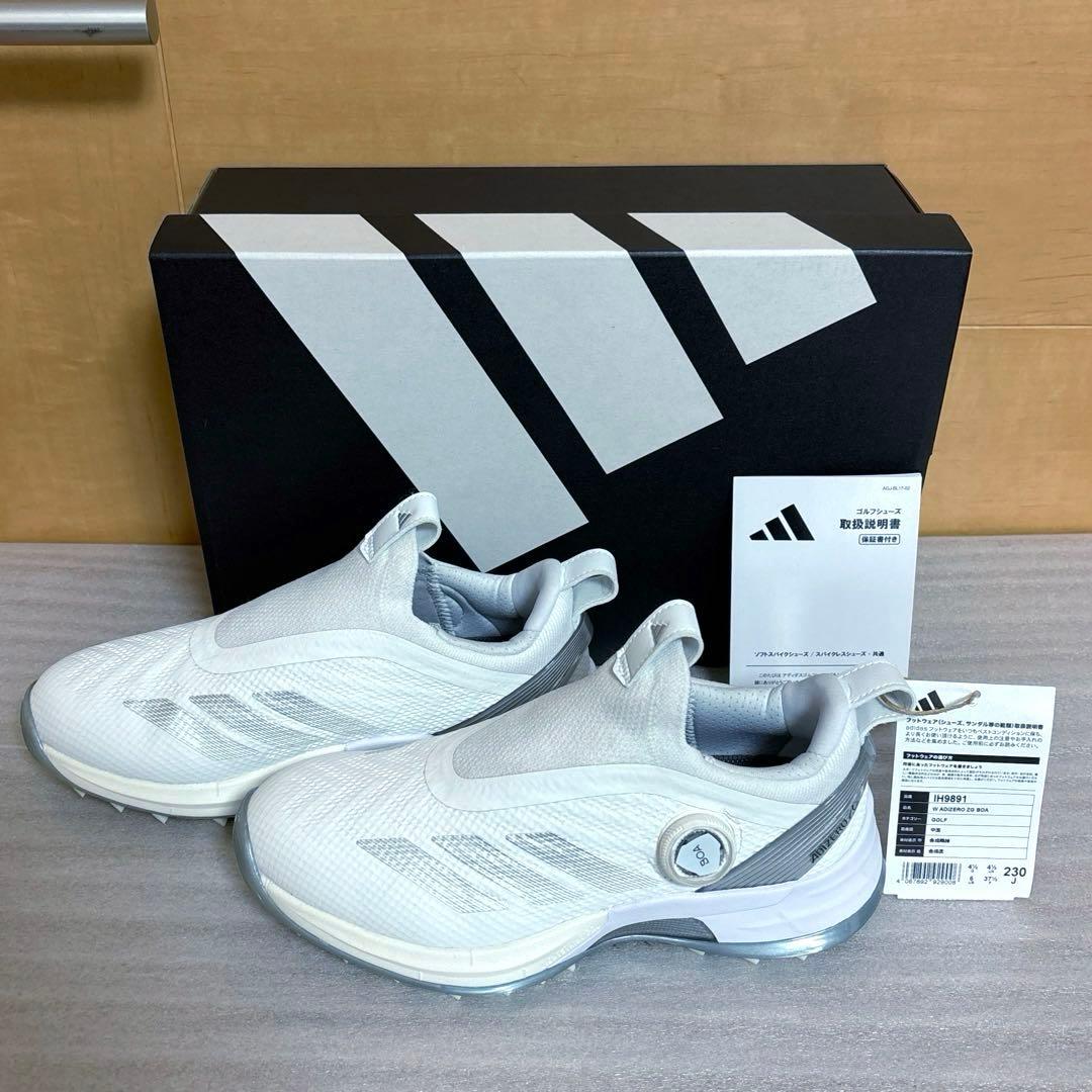 adidas ゴルフシューズ アディゼロ ZG BOA 23.0cm 最新モデル