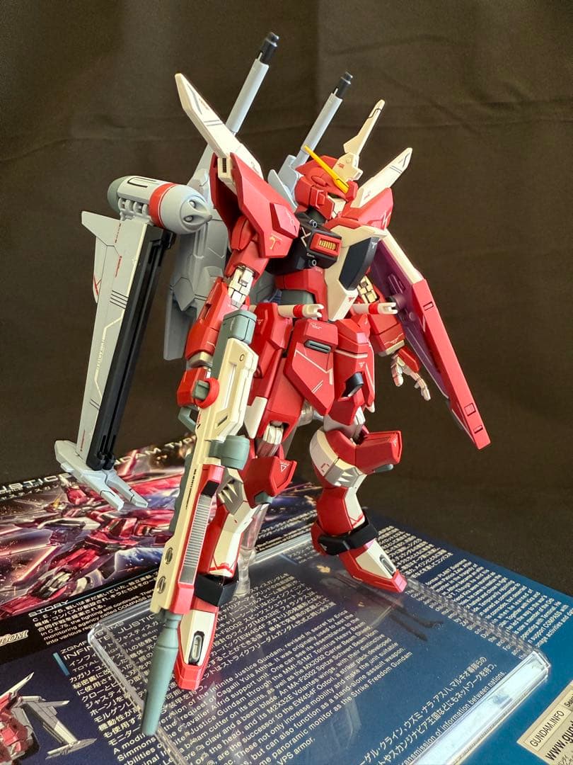 HG インフィニットジャスティスガンダム弐式 全塗装 完成品