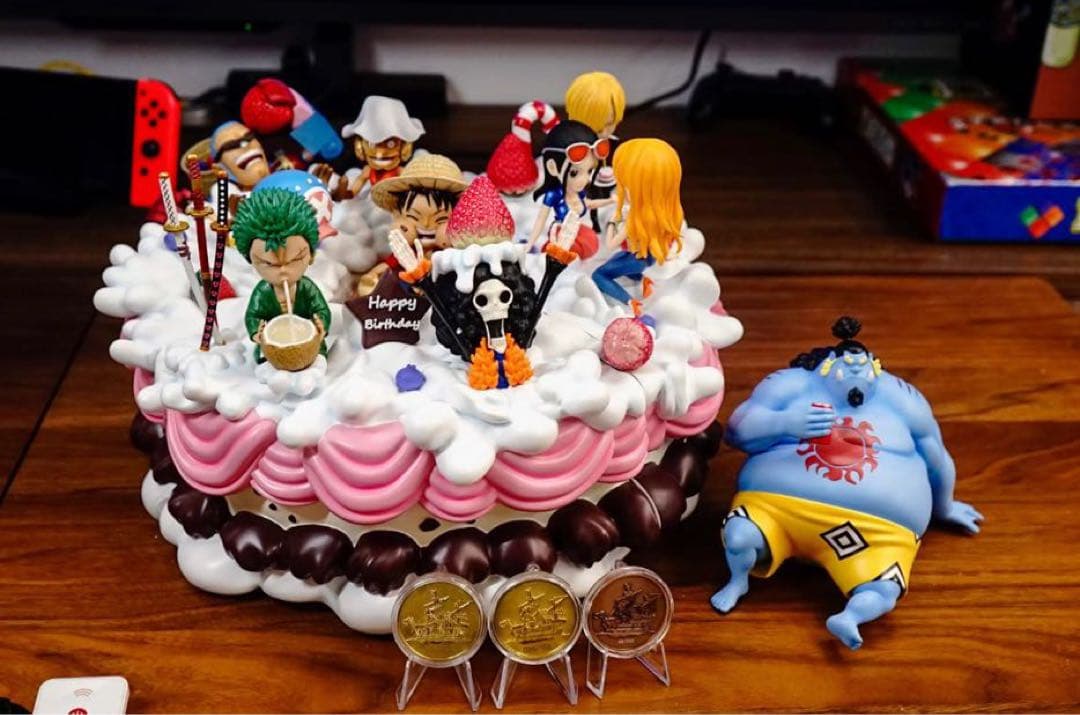 ONE PIECE  麦わらの一味 ケーキ  ガレージキット ガレキ スタチュー