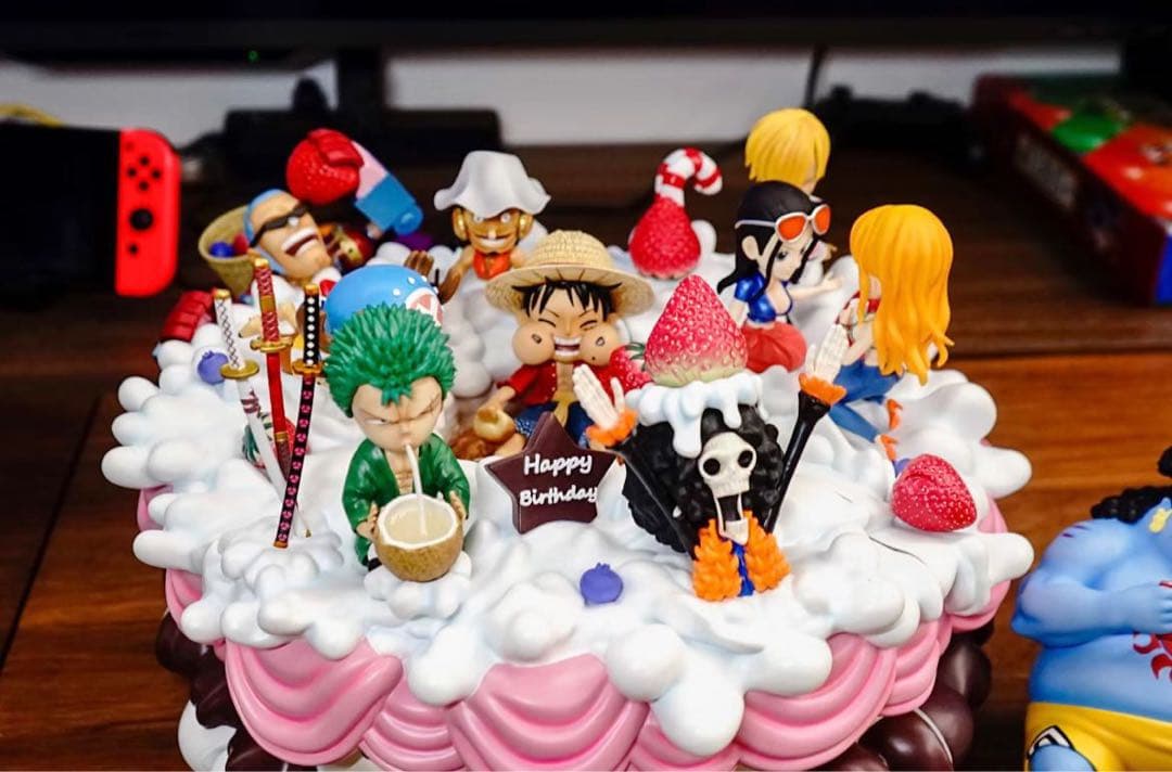 ONE PIECE  麦わらの一味 ケーキ  ガレージキット ガレキ スタチュー