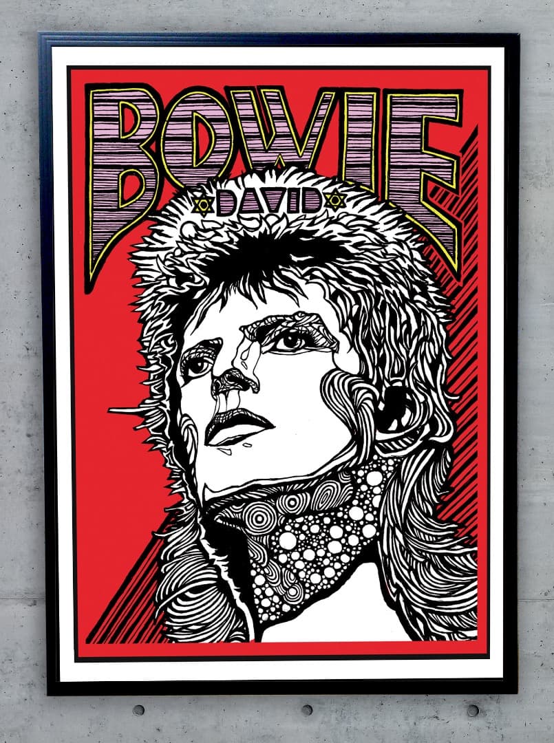 新品A1サイズ DAVID BOWIE アートポスター