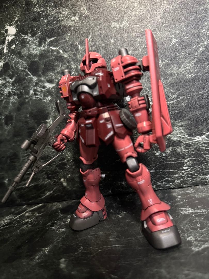 HG ヅダ　シャア専用カラー　塗装完成品　ガンプラ　プラモデル