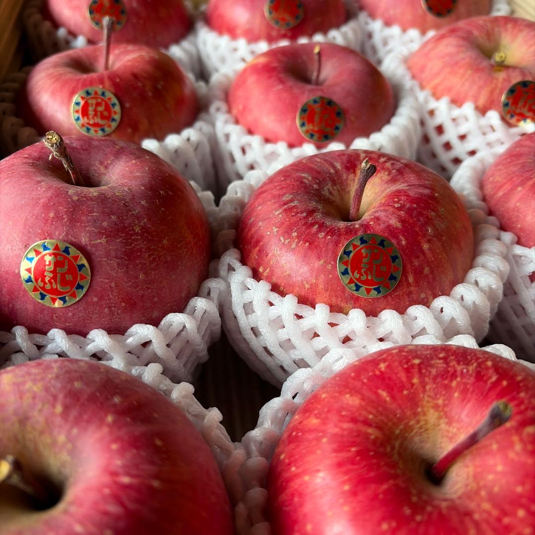 山形県産　サンふじ　贈答用　特秀3キロ１２玉×3箱