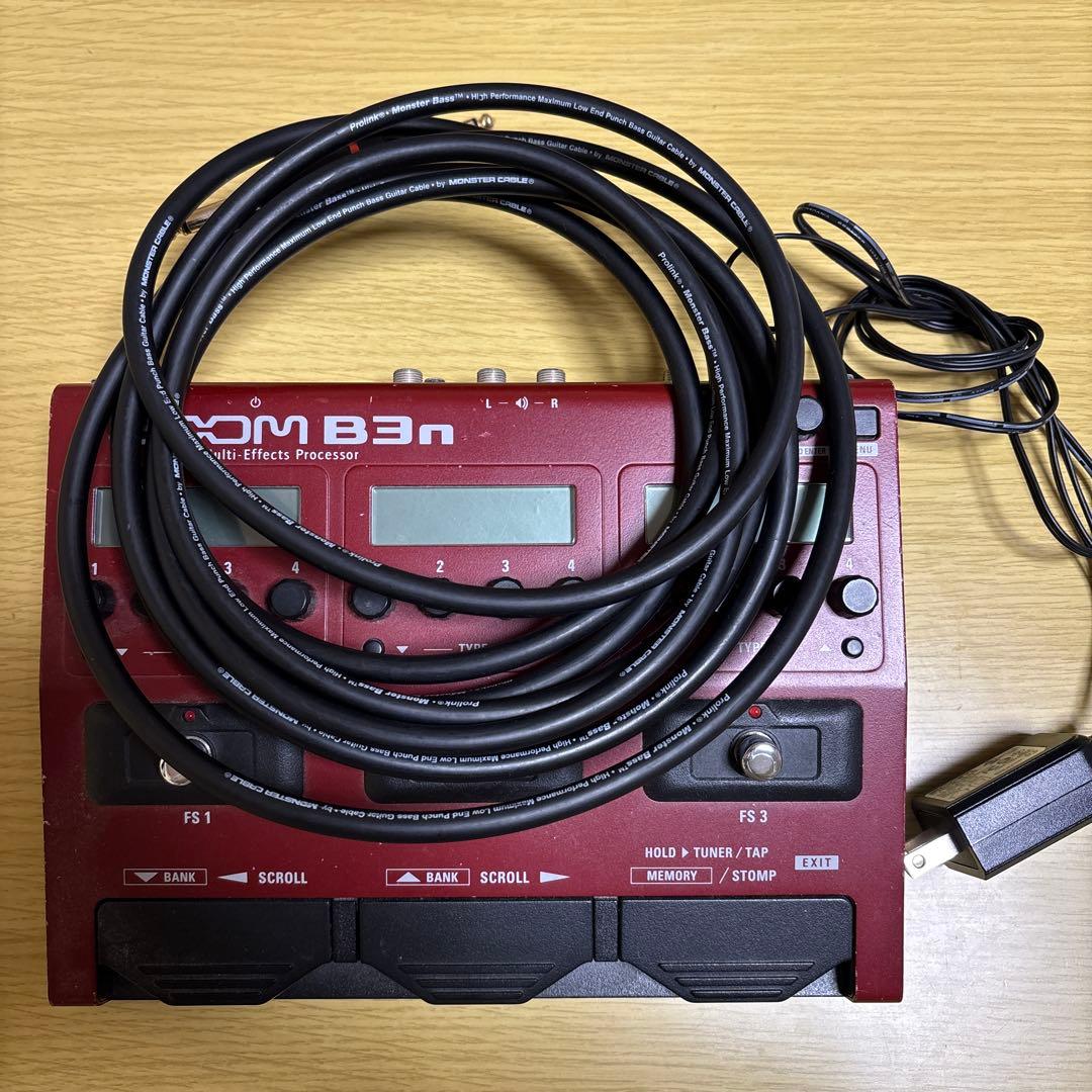 ZOOM B3n マルチエフェクター Monster cable