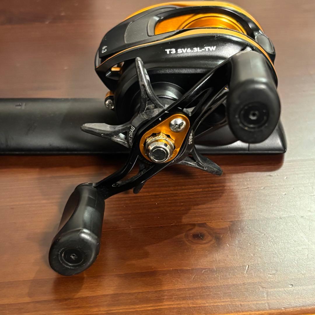 Daiwa ダイワ T3 SV 6.3R-TW ベイトリール 箱・説明書付き