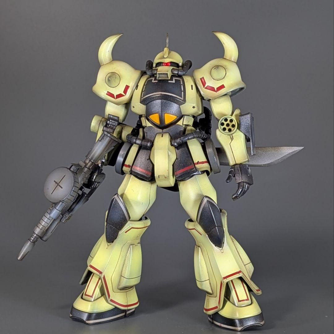 【HGUC】YMS-07グフ　ガンプラ　バンダイ　組立済　完成品