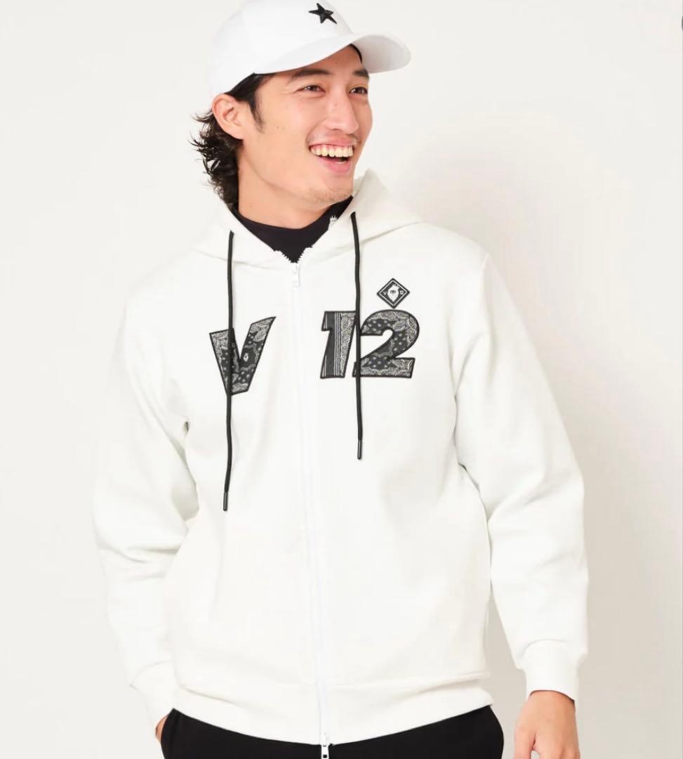 新品正規品V12/XL】BANDANA LOGO PARKA パーカースウェット