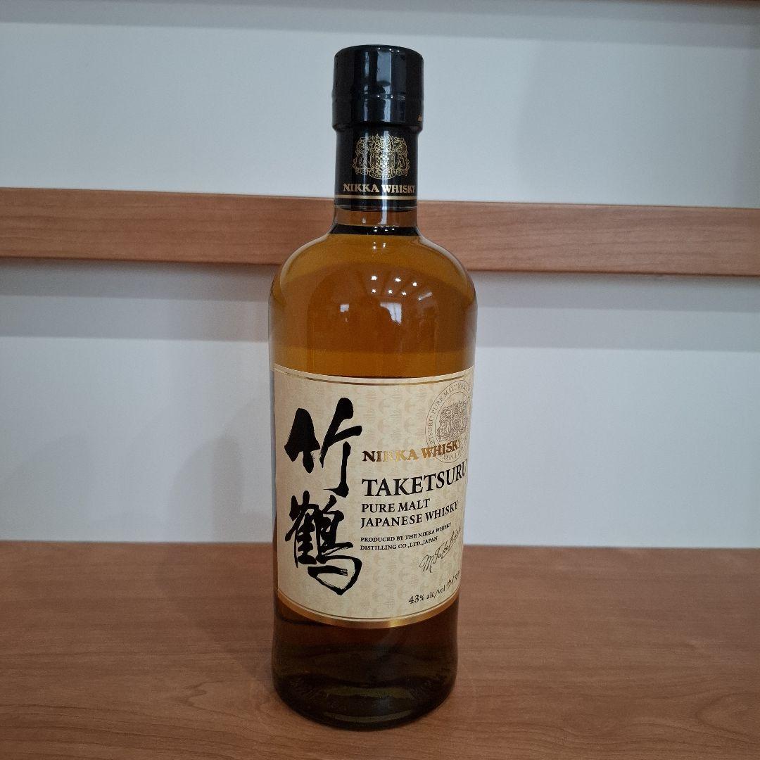 NIKKA TAKETSURU　竹鶴 ピュアモルトウイスキー　43%　箱無し