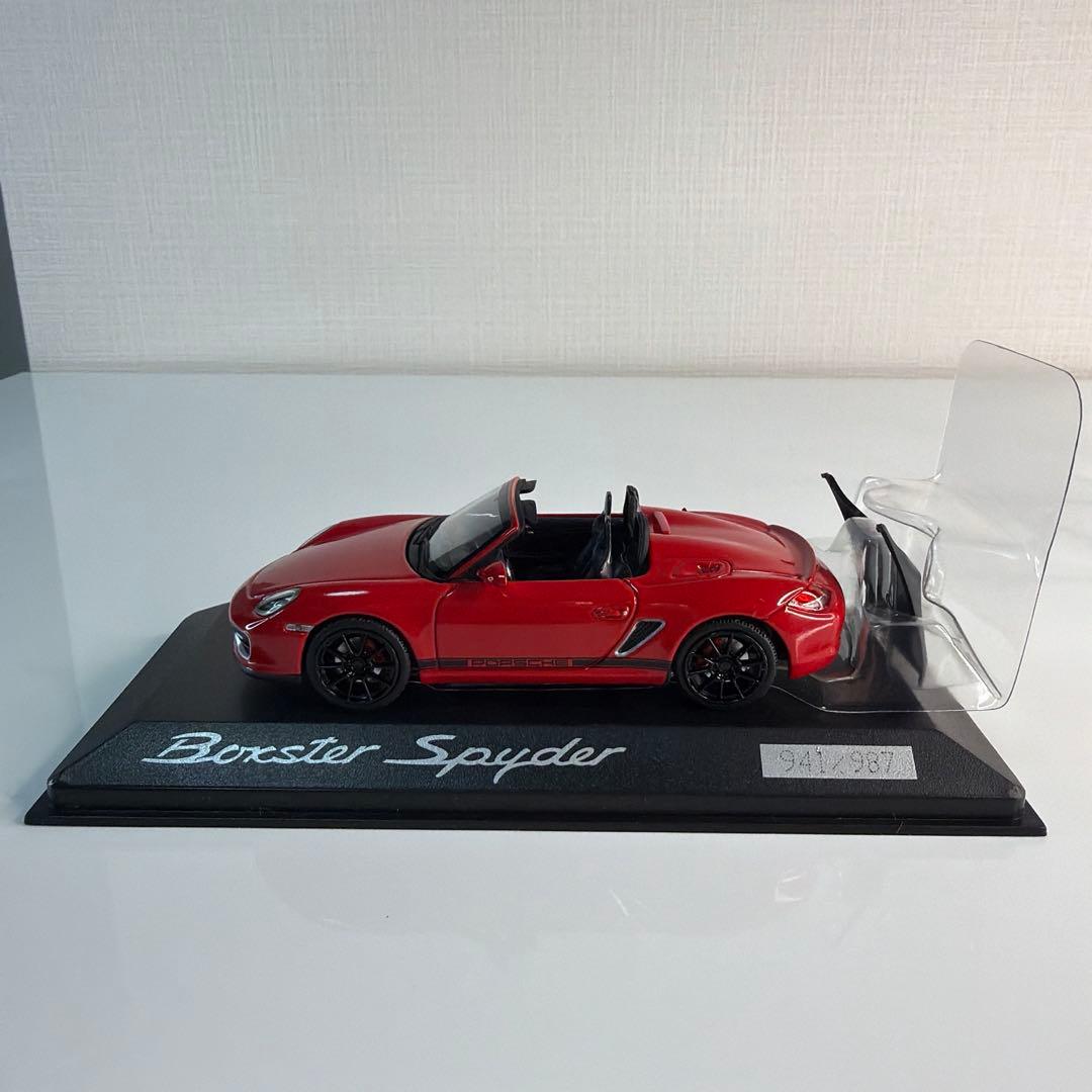 ミニカー Porsche Boxter Spyder 2010 Red /PMA
