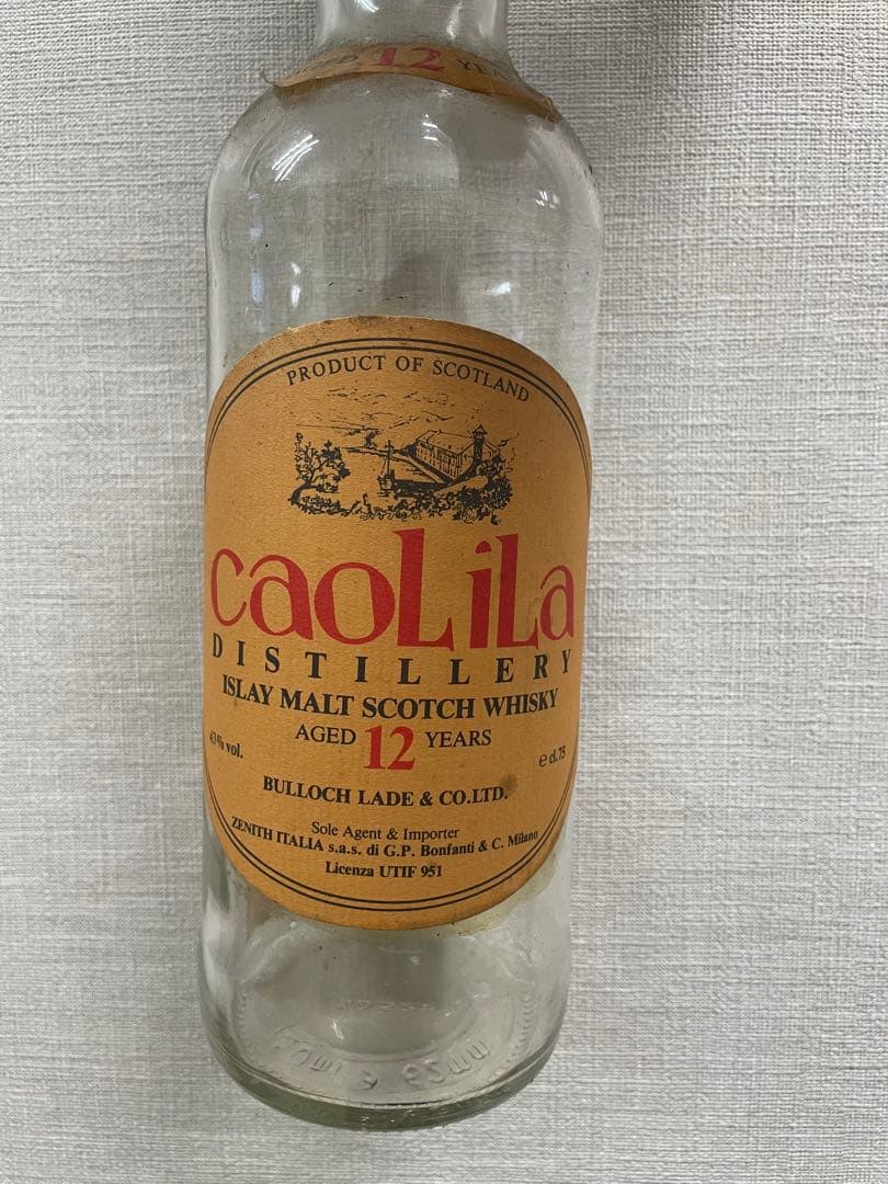 カリラ CAOL ILA 12yo OB 43% 80年代流通　空き瓶