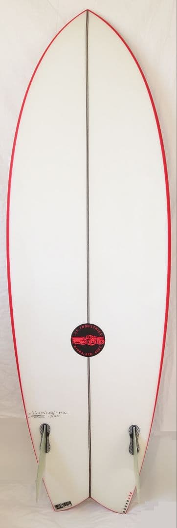 JS　レッドバロン　5'7　FCS2　ツインフィン　キールフィン2セット付