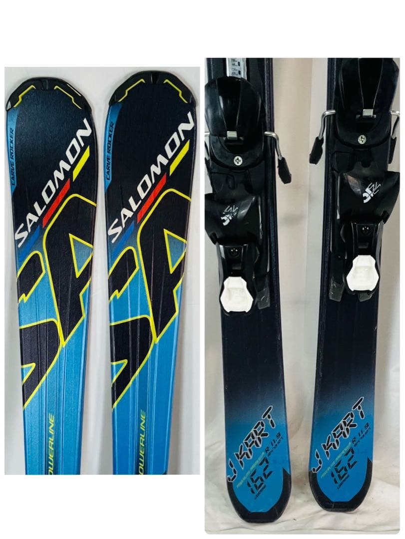 【良品】 SALOMON J KART POWER LINE 162 スキー板