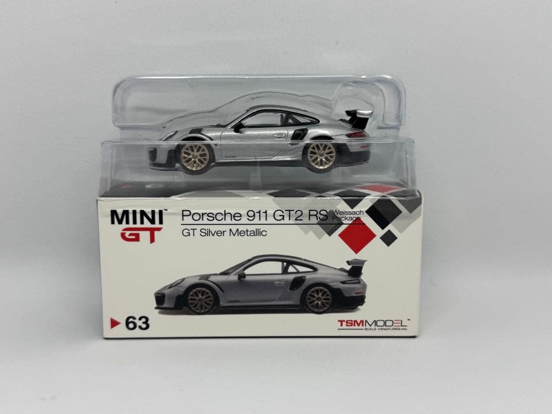 ミニカー MINI GT Porsche 911 GT2 RS GTSilver