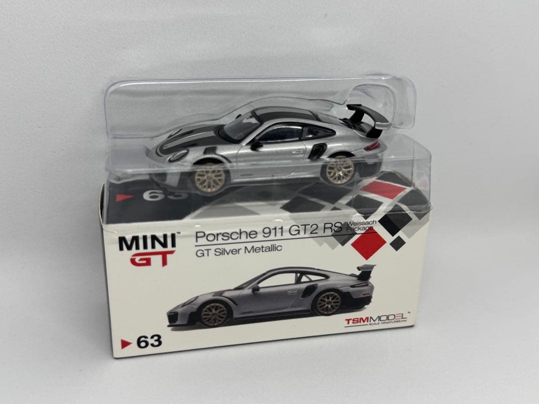 ミニカー MINI GT Porsche 911 GT2 RS GTSilver