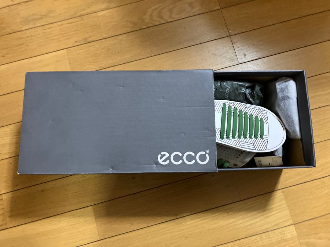 ecco ゴルフシューズ グレー/グリーン 新品タグ付き　サイズ40