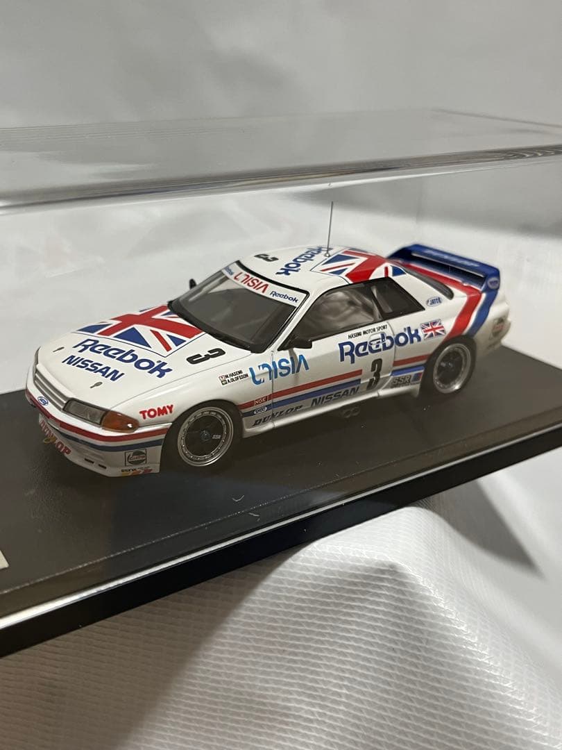 ミニカー hpi Reebok Skyline GTR 1991 Tukuba BNR32
