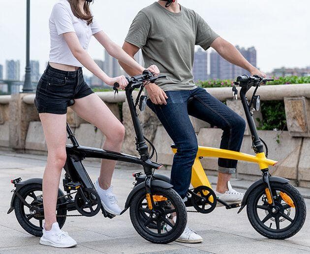 ◯電動自転車 折りたたみ E-BIKE　ブラック　スマート＆スタイリッシュ