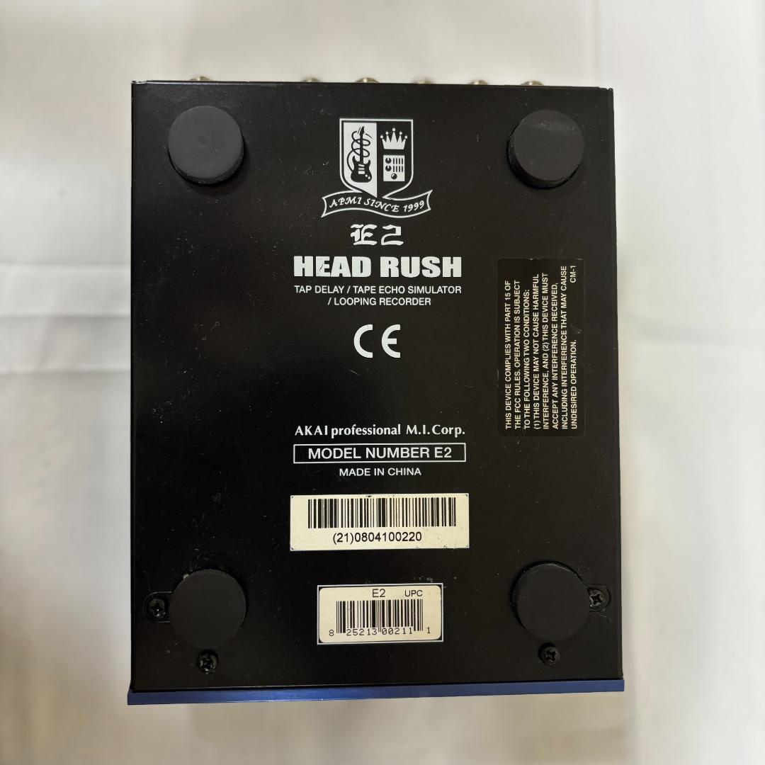 【動作確認済】AKAI E2 Head Rush 純正アダプター・箱・説明書付