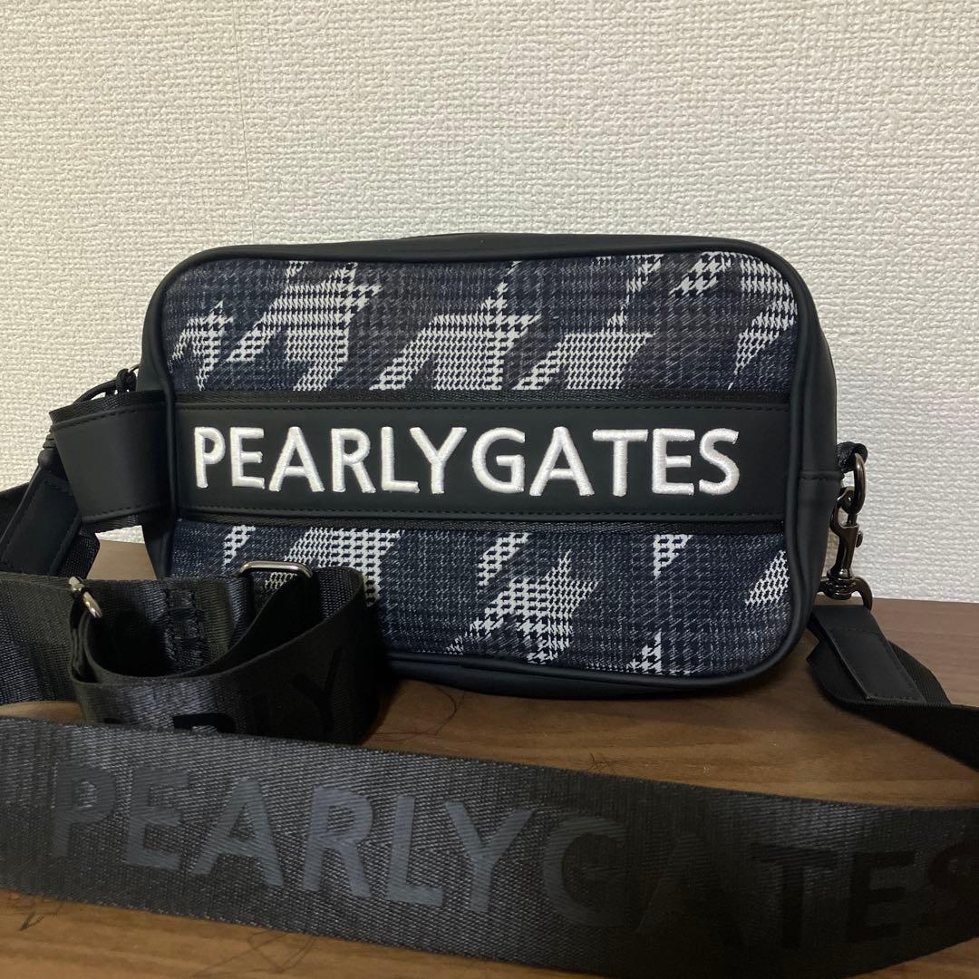 PEARLY GATES ショルダーバッグ　ポーチ　2way 千鳥格子