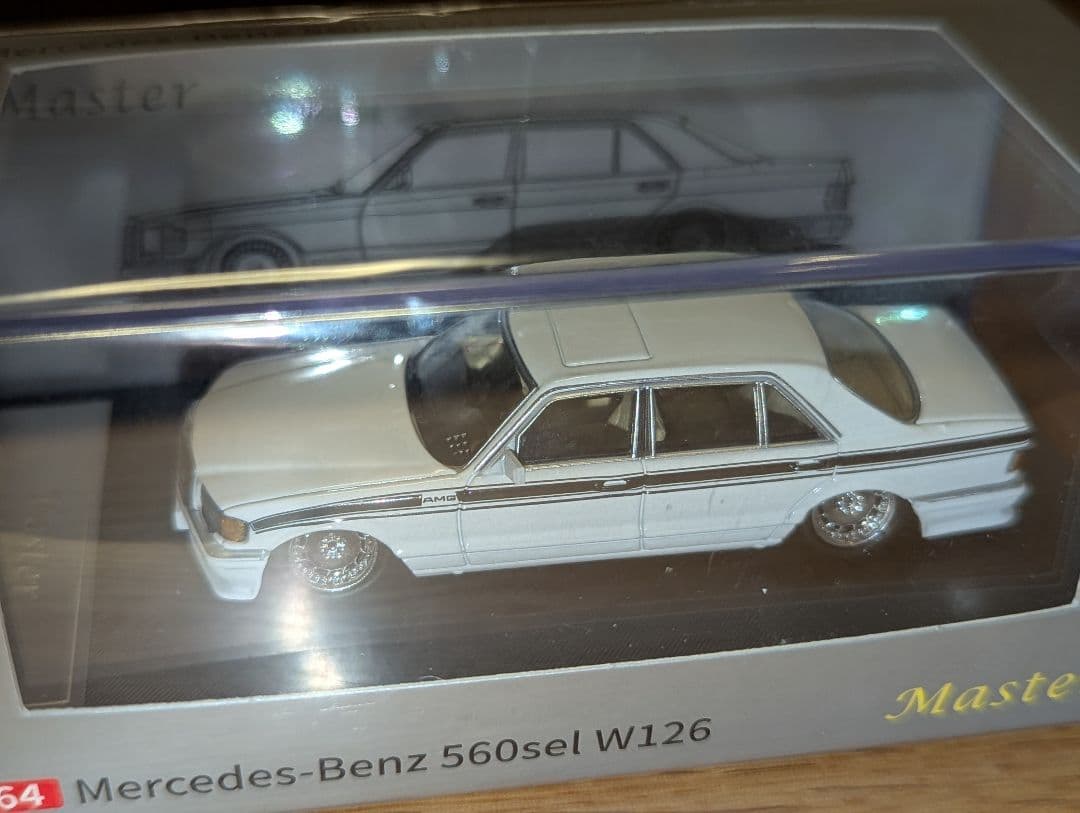 1/64 ベンツ S560 W126 560SEL 改造 シャコタン