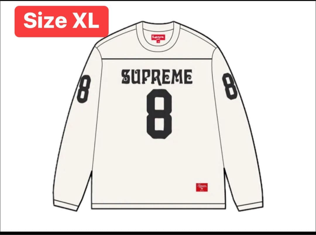 SUPREME 8 XL ホワイト シャツ