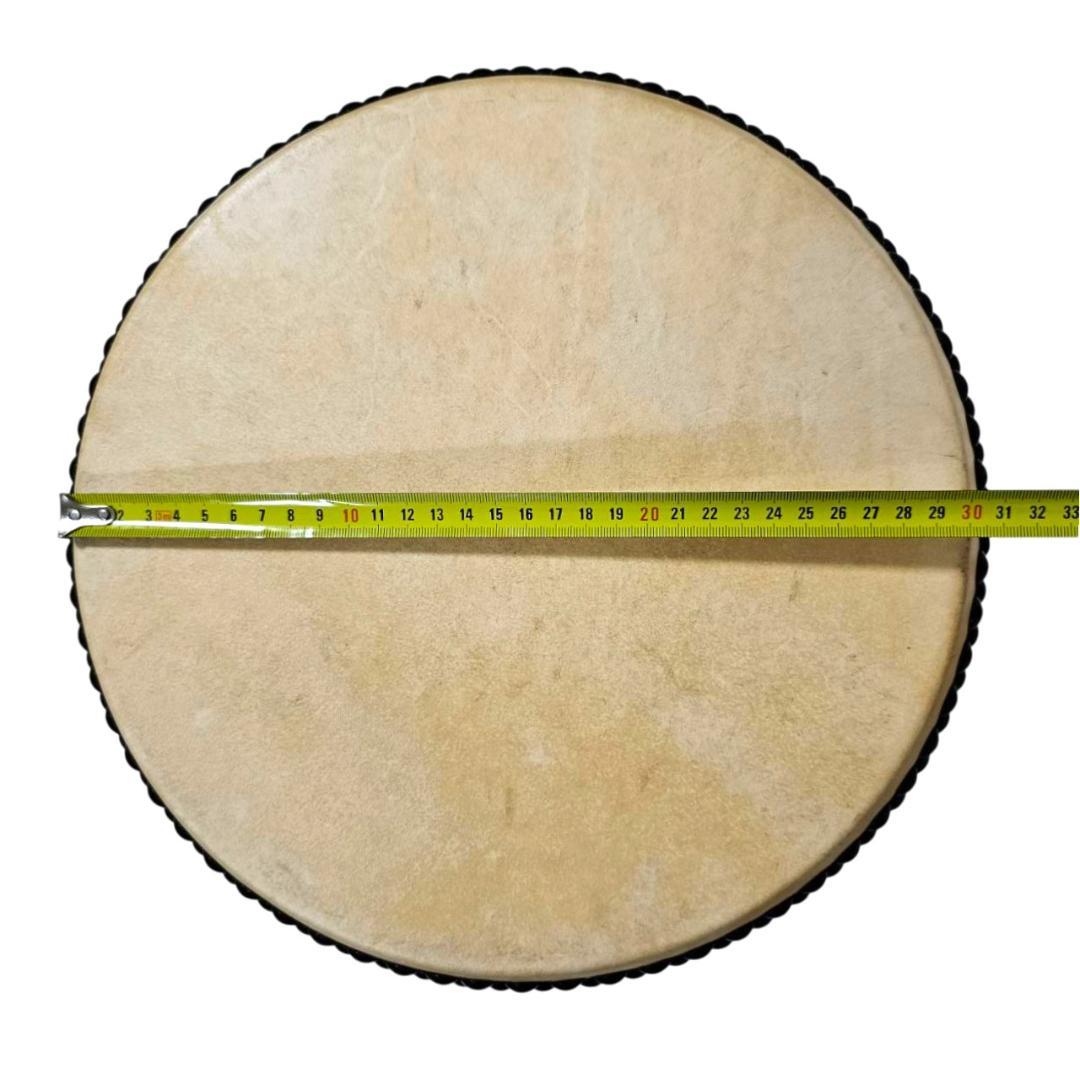 【希少】本欅 宮太鼓 1尺×1尺3寸 堀田新五郎 台バチ付 銘板 長胴太鼓