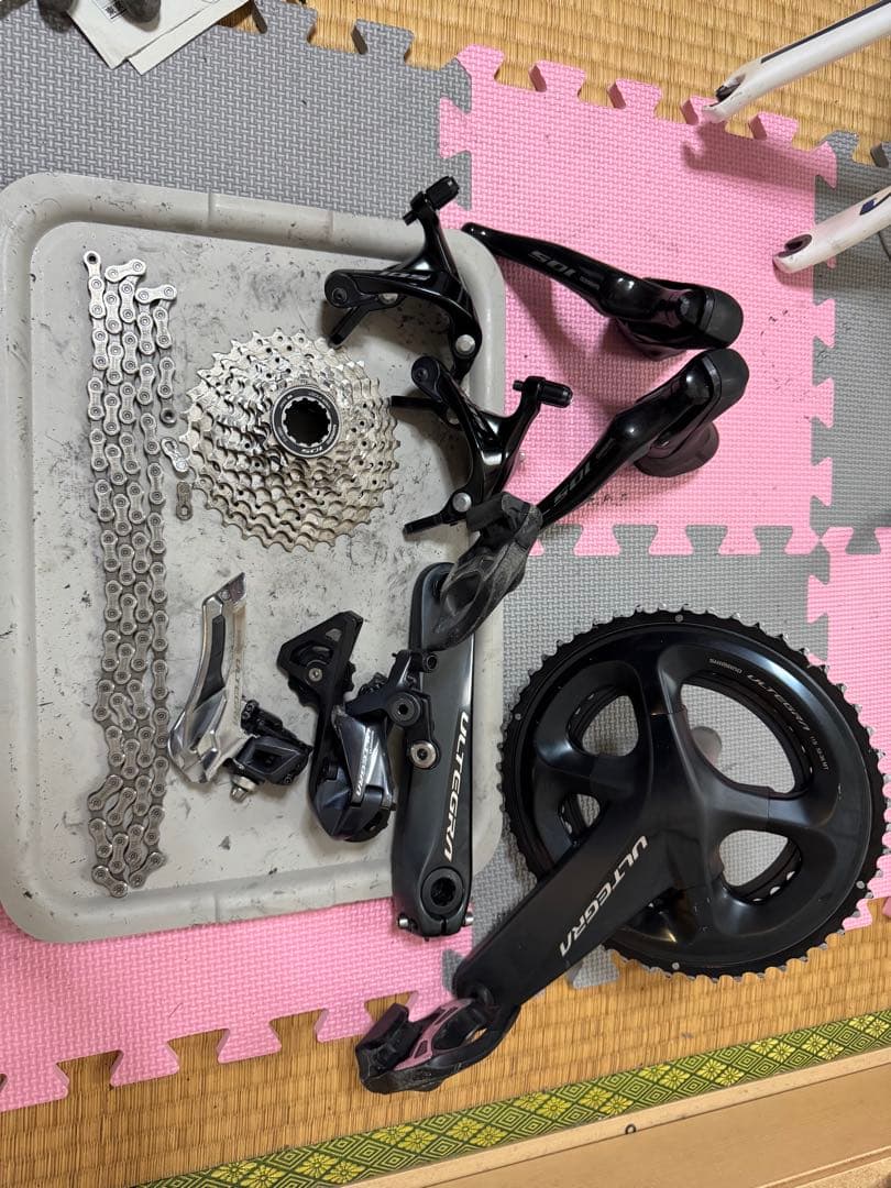 パーツ Shimano ULTEGRA 105 mix