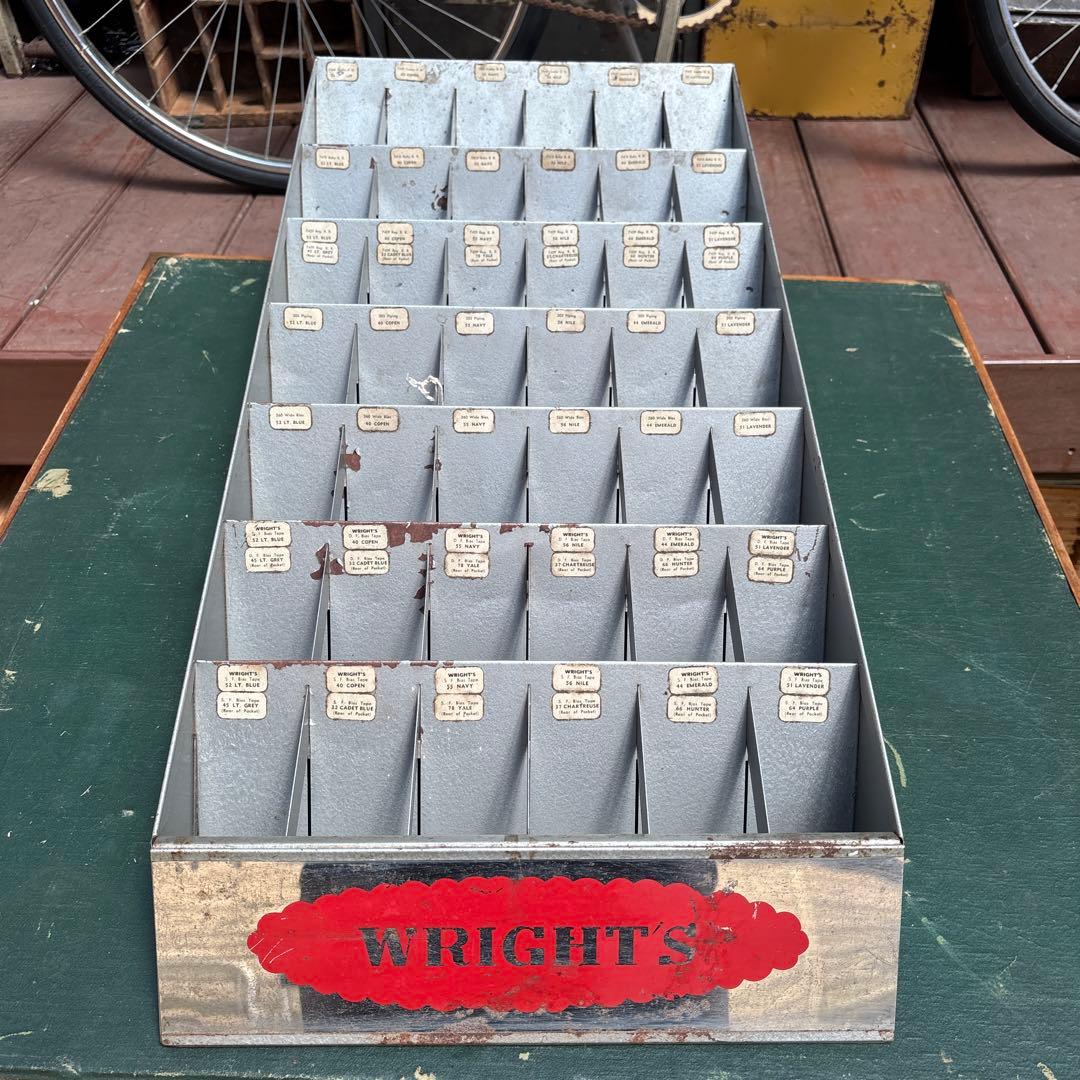 USA VINTAGE ストアディスプレイ WRIGHT'S 店舗什器
